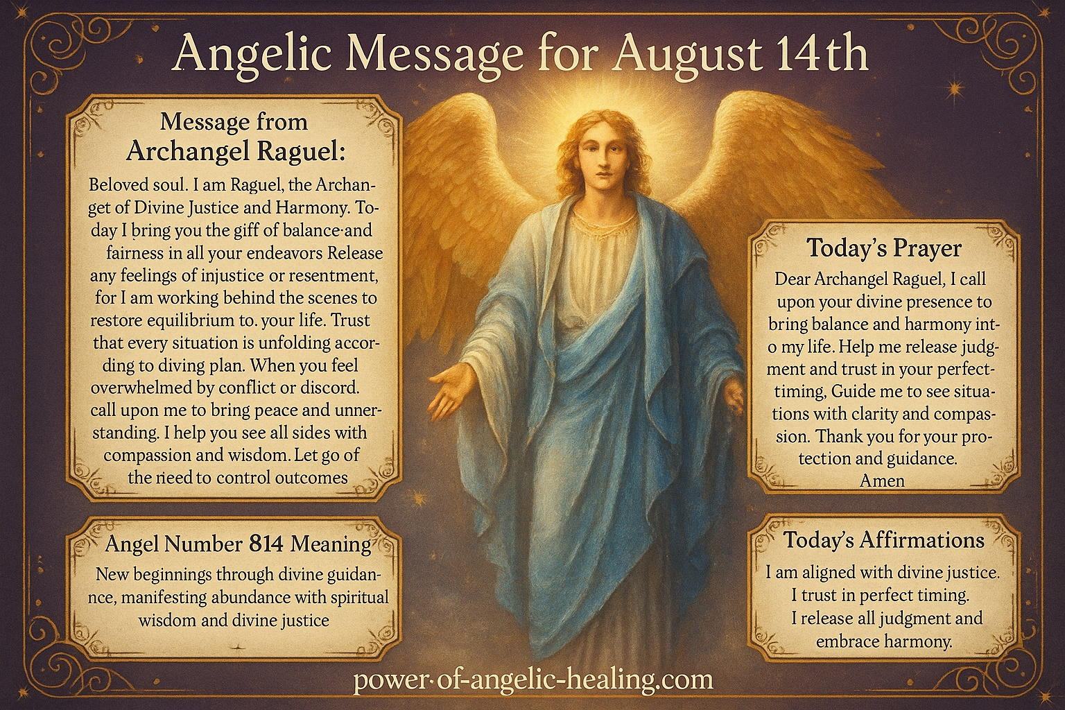 Angelic Message for August 14th. – Power Of Angelic Healing