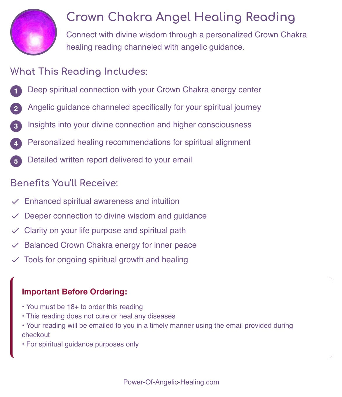 Seven Chakra Angel Healing Reading – Power Of Angelic Healing